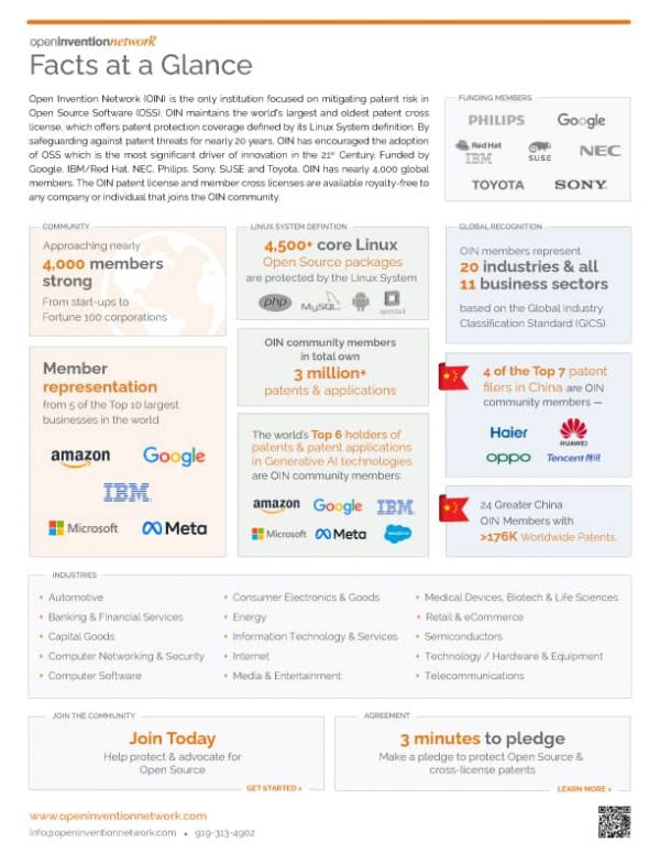 Corporate Overview - Open Invention Network